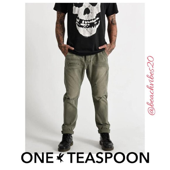 One Teaspoon | Jeans | One Teaspoon Mens Militaire Mr Golds Denim Jeans ...